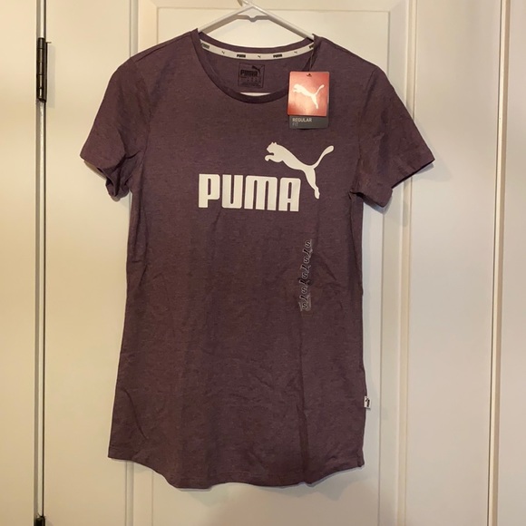 Puma | Tops | Purple Puma Tshirt | Poshmark